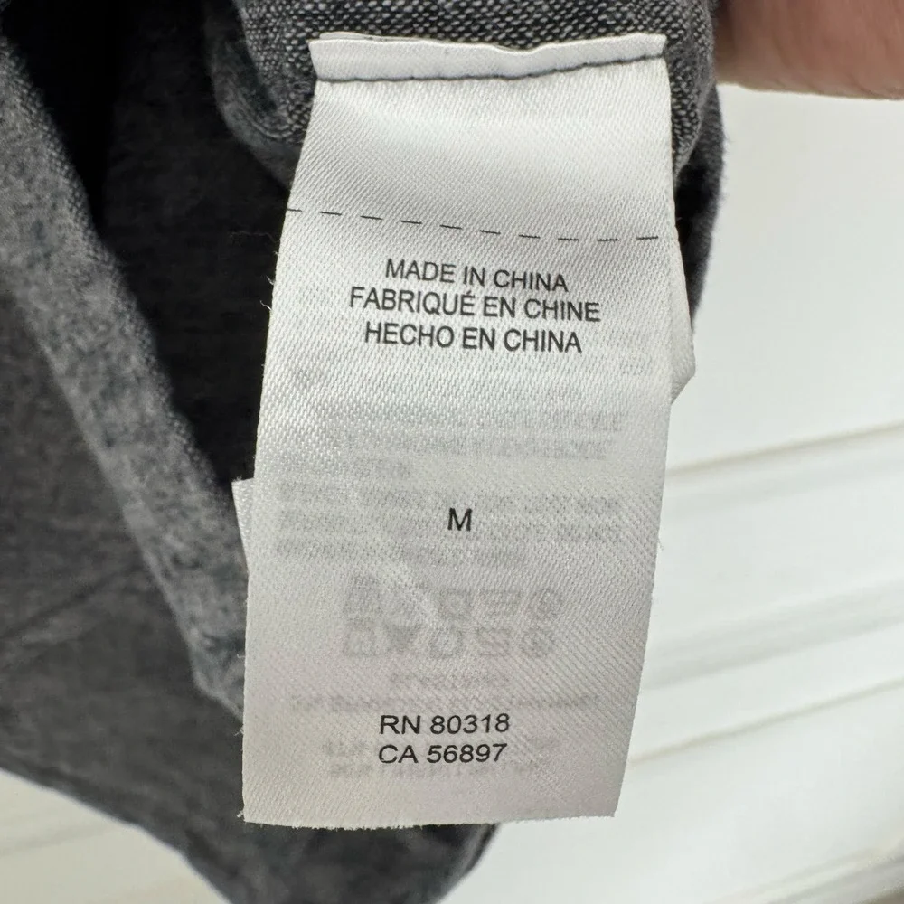 Lucky Brand | Shirts | Lucky Brand Button Down Shirt Mens Medium Grey ...